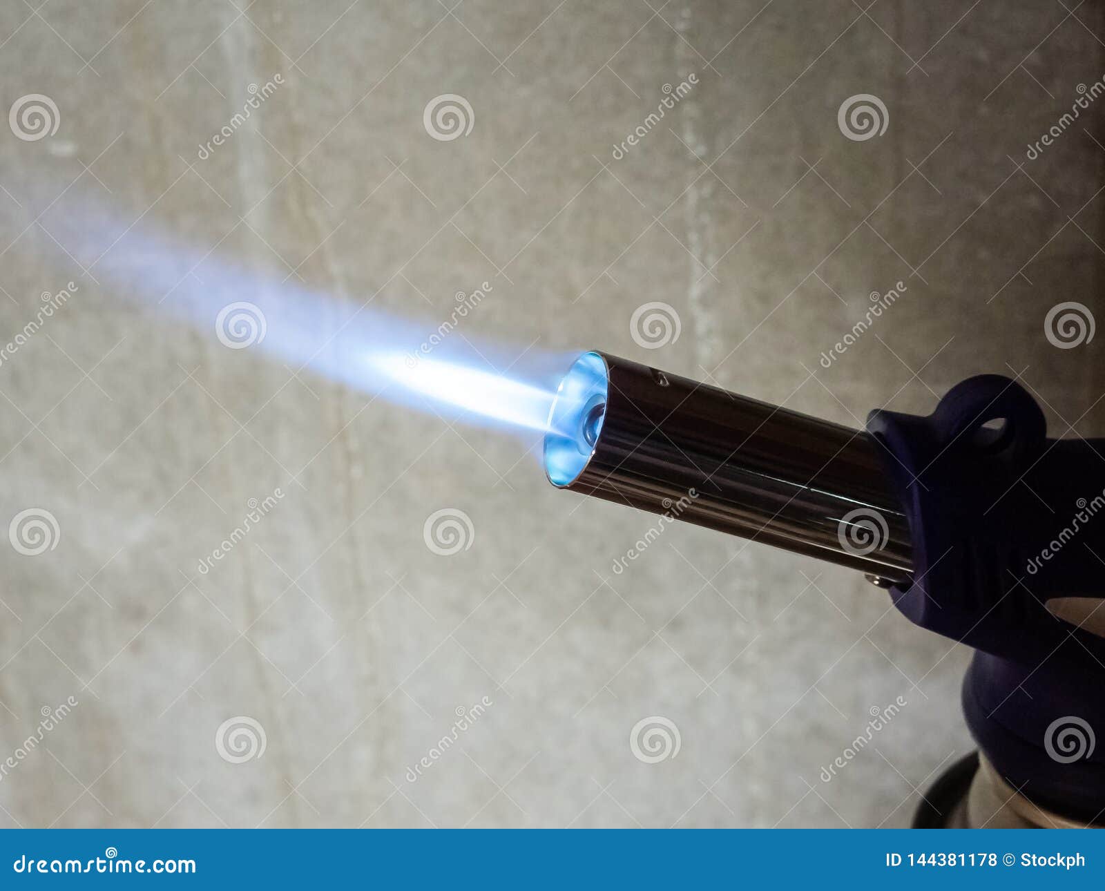 Small Gas Burner. Fire from a Pipe Stock Photo - Image of butane, flame ...