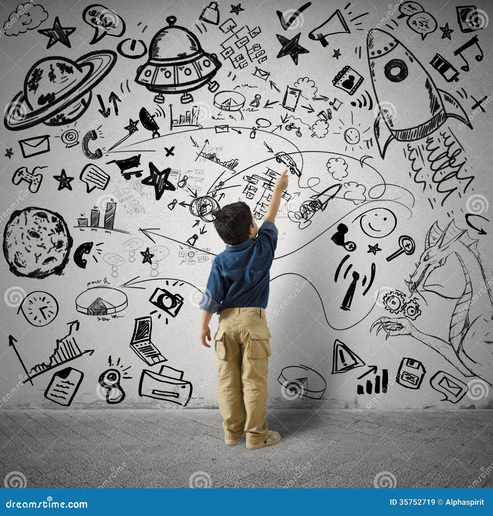 Genius Boy Stock Photo | CartoonDealer.com #26498316