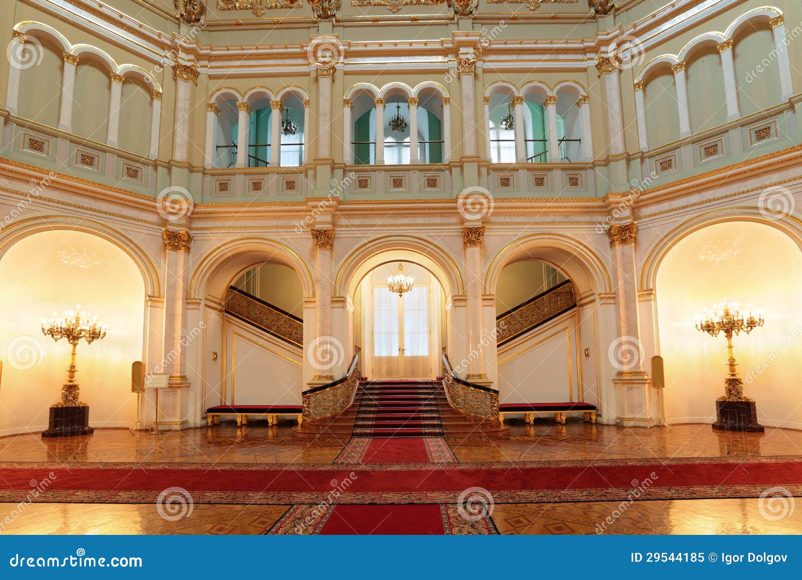 Georgievsky Hall Of The Kremlin Palace Royalty-Free Stock Photo ...