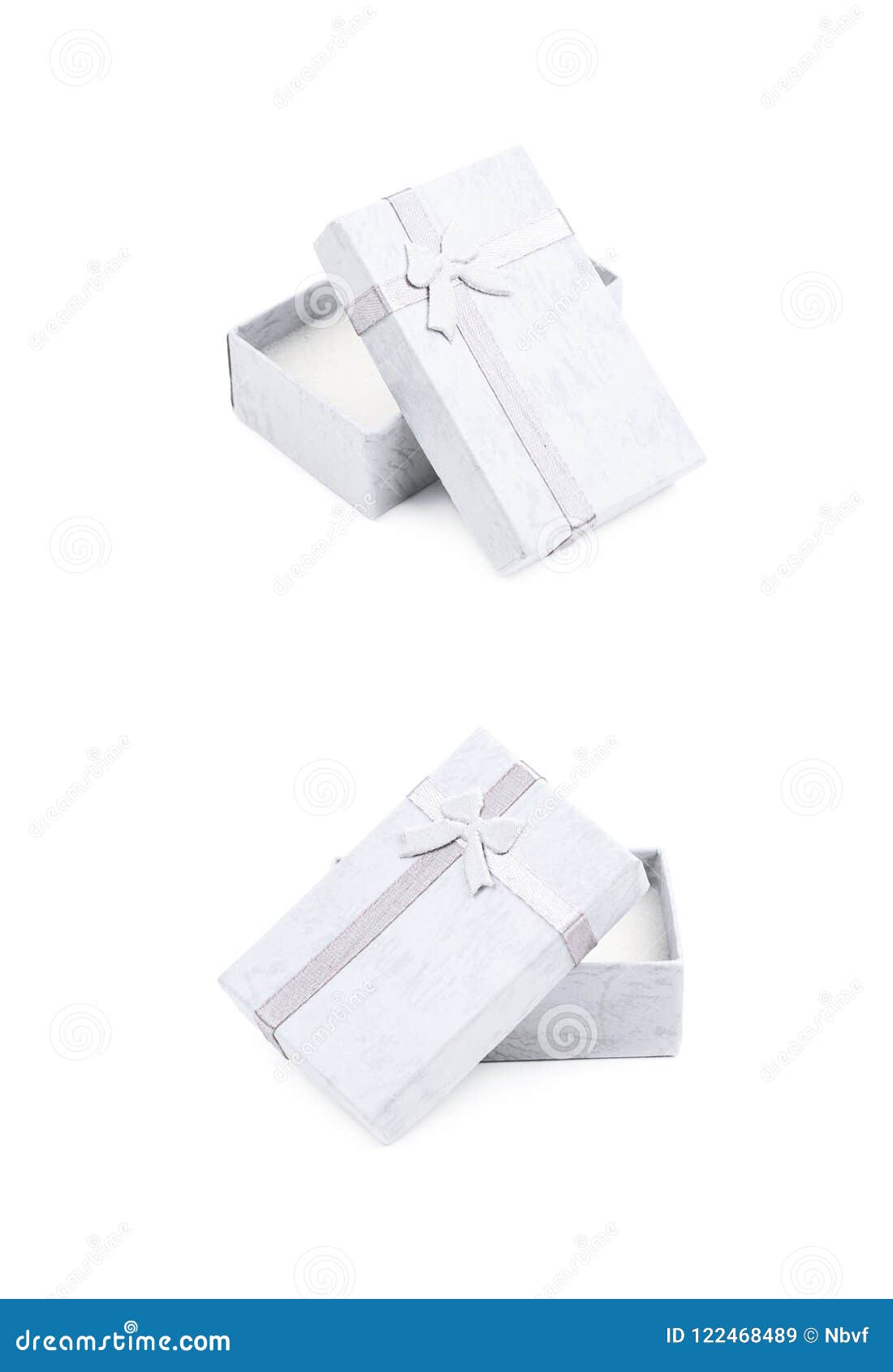 Gift box with a bow stock image. Image of anniversary - 122468489