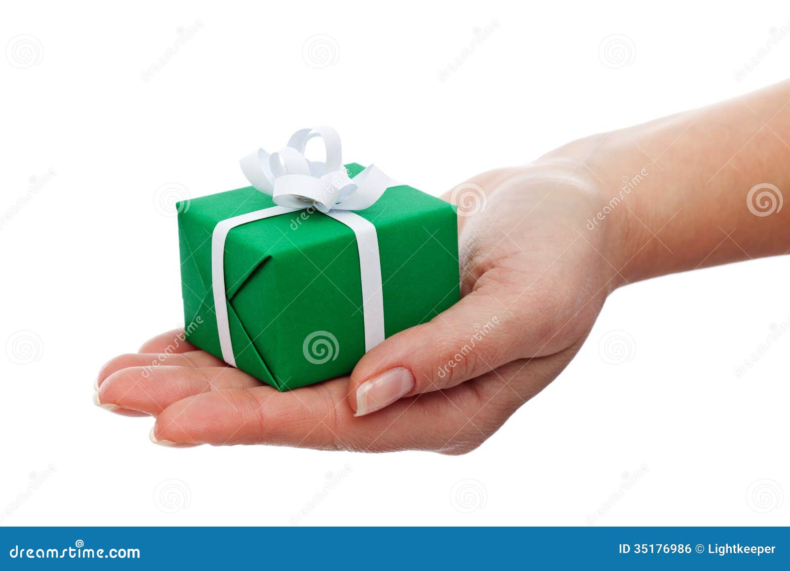 Small Gift Box On Top Of A Pile Of Gift Boxes. Royalty-Free Stock Image ...