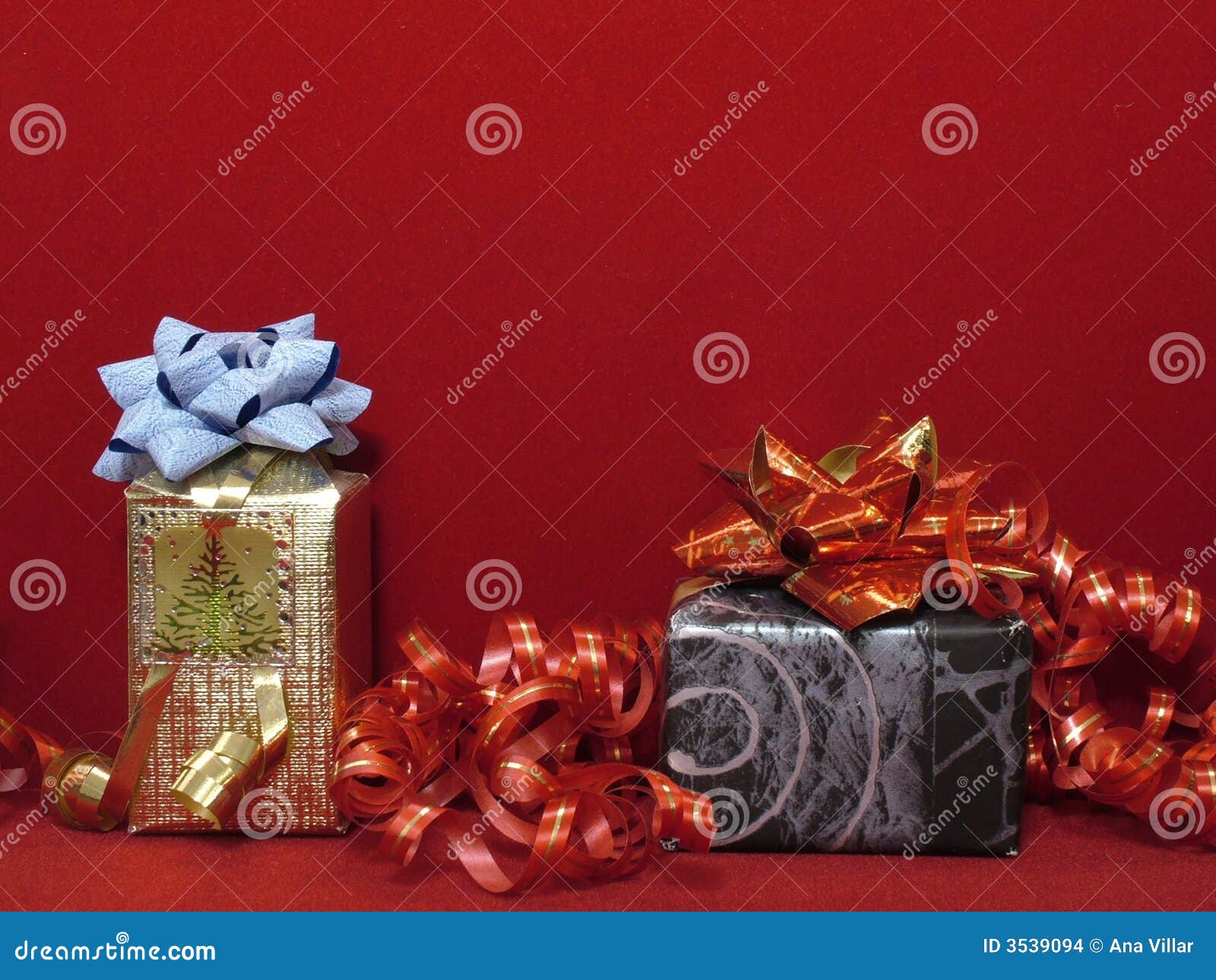 Small gifts stock photo. Image of decorations, clock, gift - 3539094