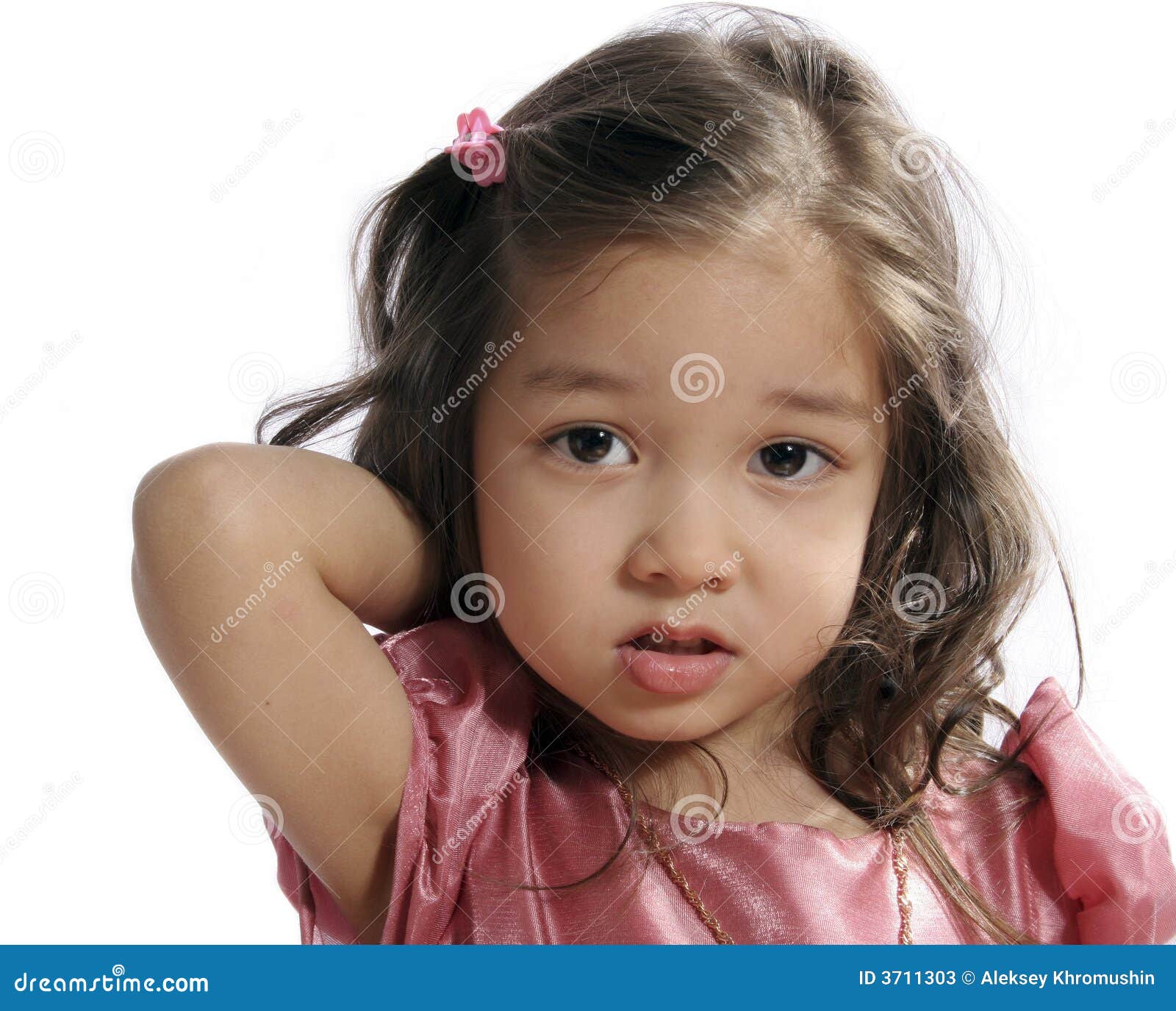 Small girl stock image. Image of head, offspring, portrait - 3711303