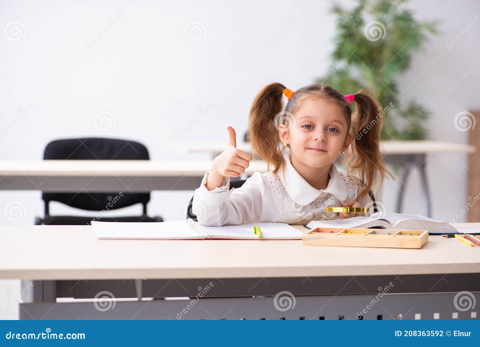 Small Girl in Early Development Concept Stock Photo - Image of ...