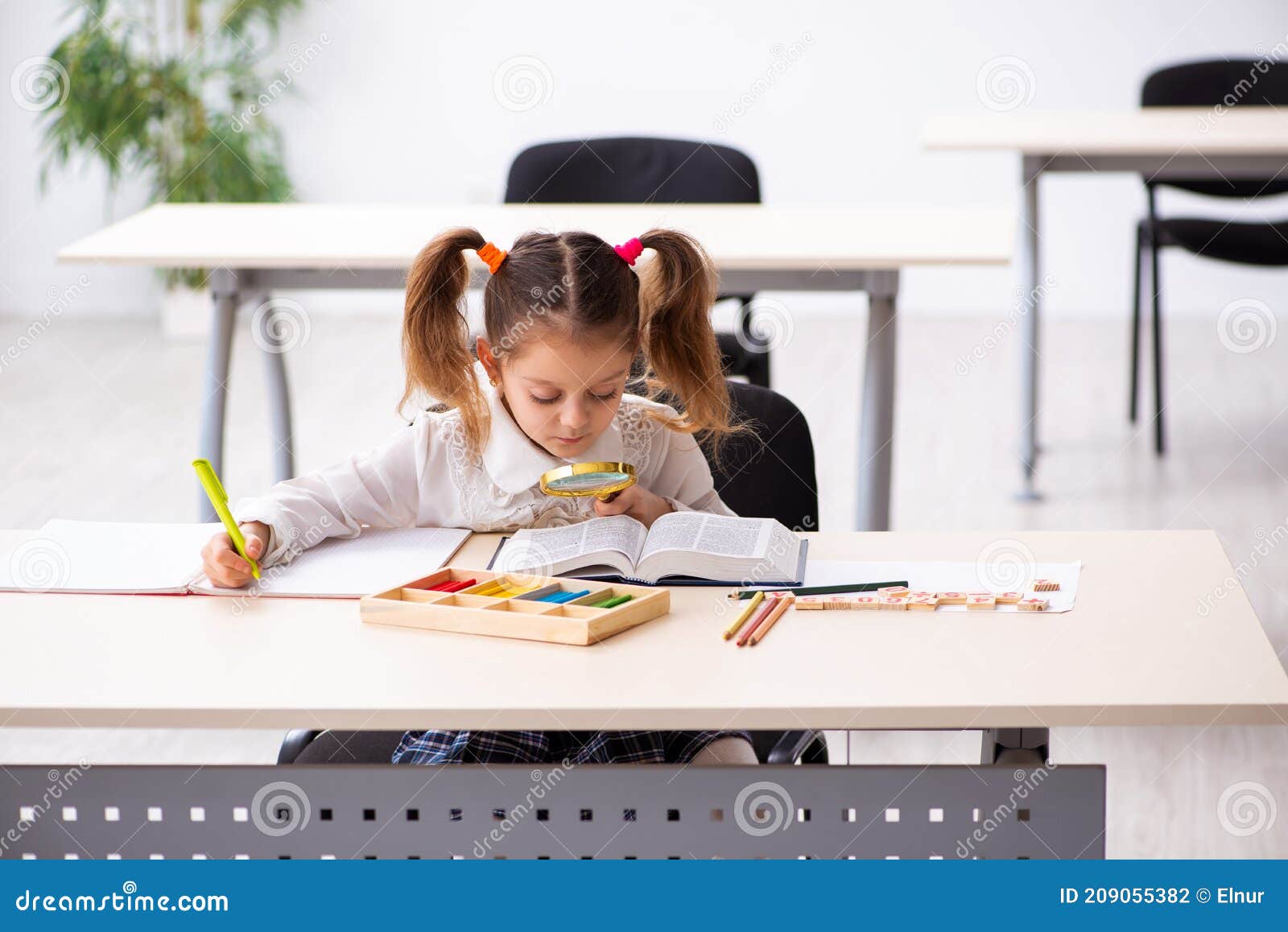 Small Girl in Early Development Concept Stock Photo - Image of ...