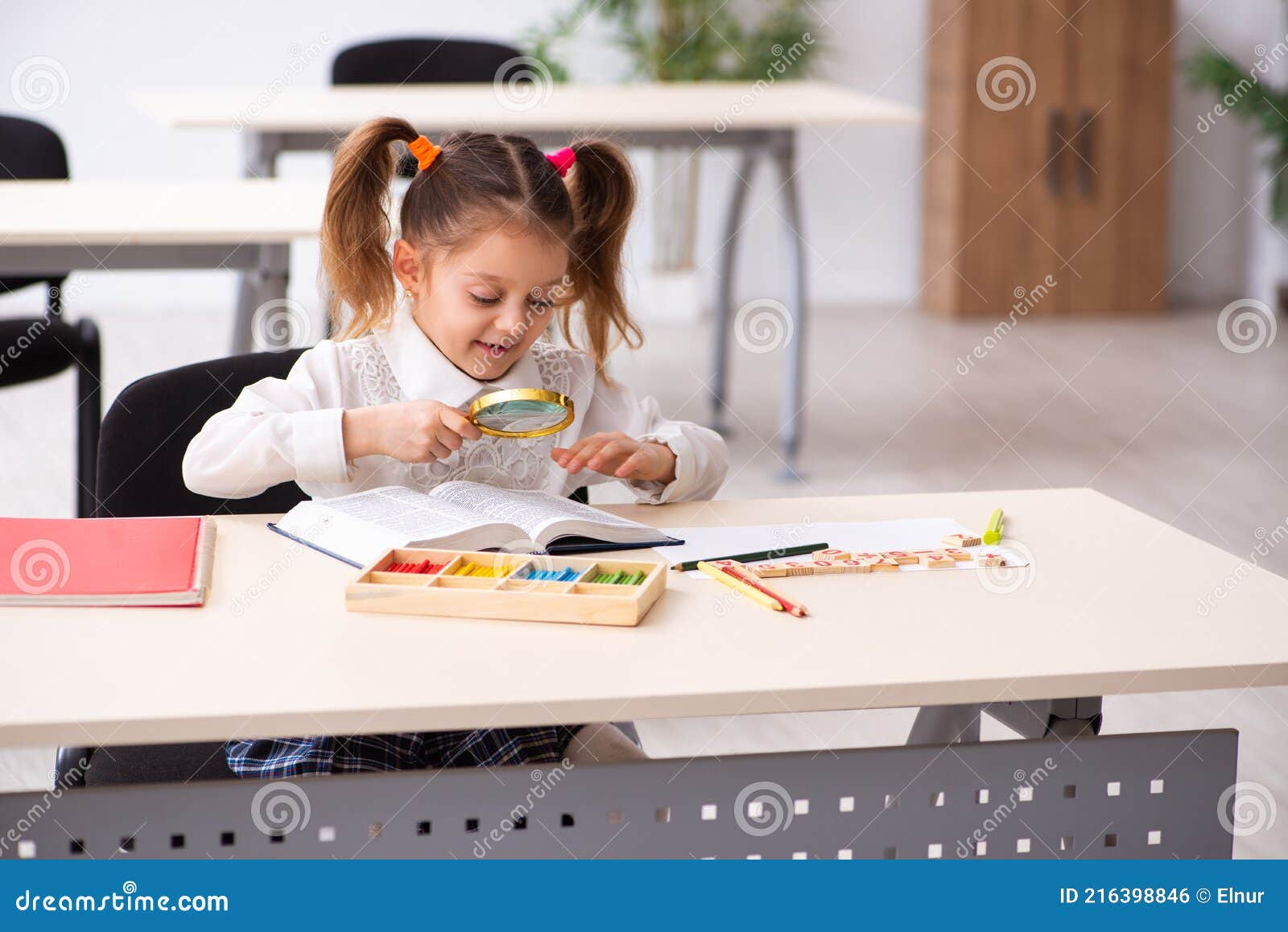 Small Girl in Early Development Concept Stock Photo - Image of cute ...