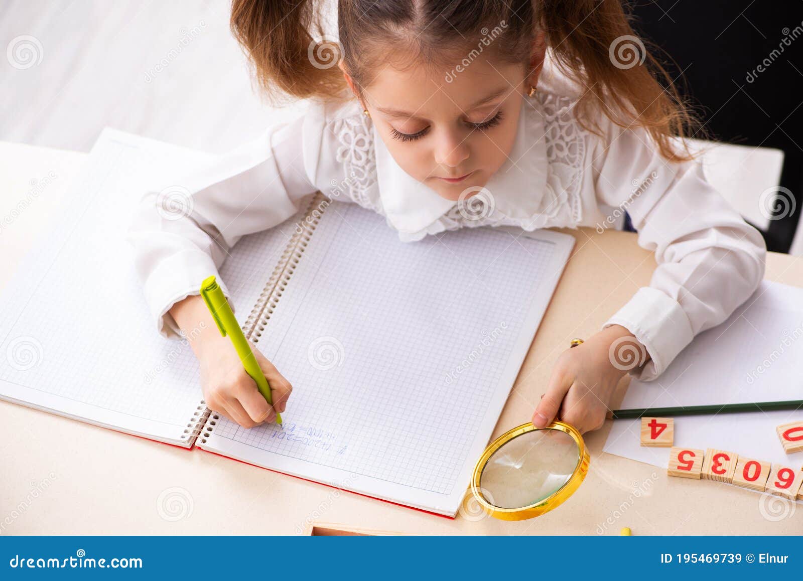 Small Girl in Early Development Concept Stock Image - Image of ...