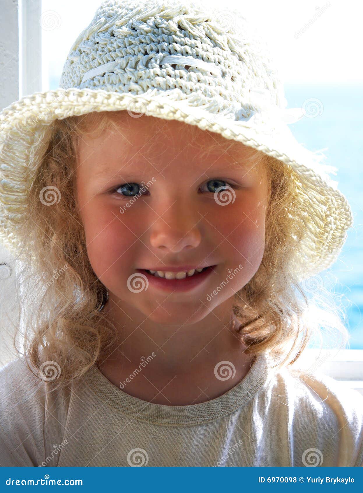 Small girl portrait stock photo. Image of outside, people - 6970098