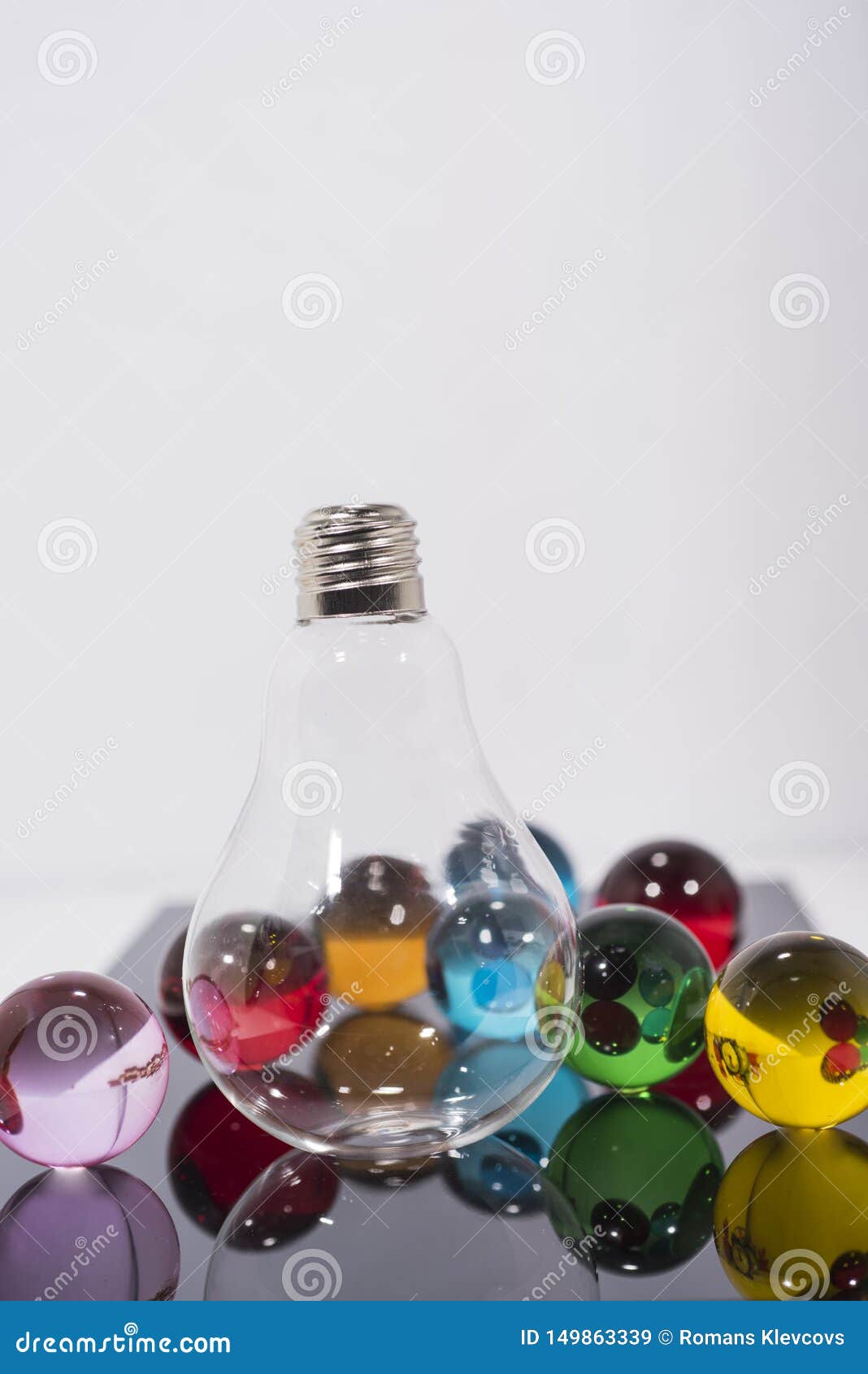 Small Glass Balls in Abstract Macro Composition Stock Image - Image of ...