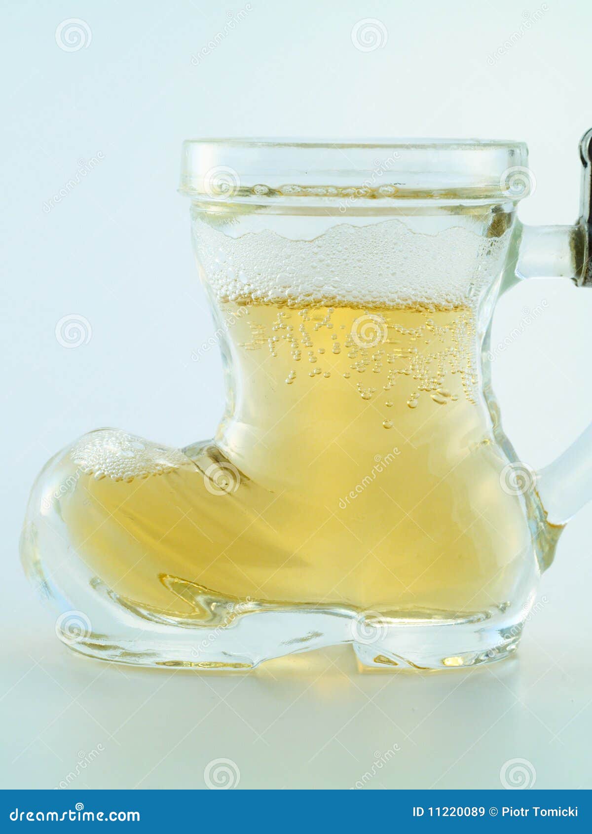 Small Glass Filled with Beer Stock Image - Image of carbonated, alcohol ...