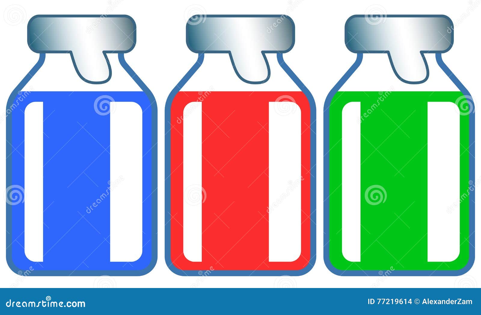 Small glass vials stock vector. Illustration of drink - 77219614