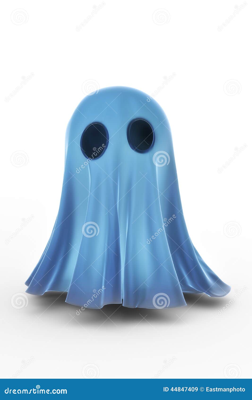 Small Glowing Ghost stock illustration. Illustration of design - 44847409