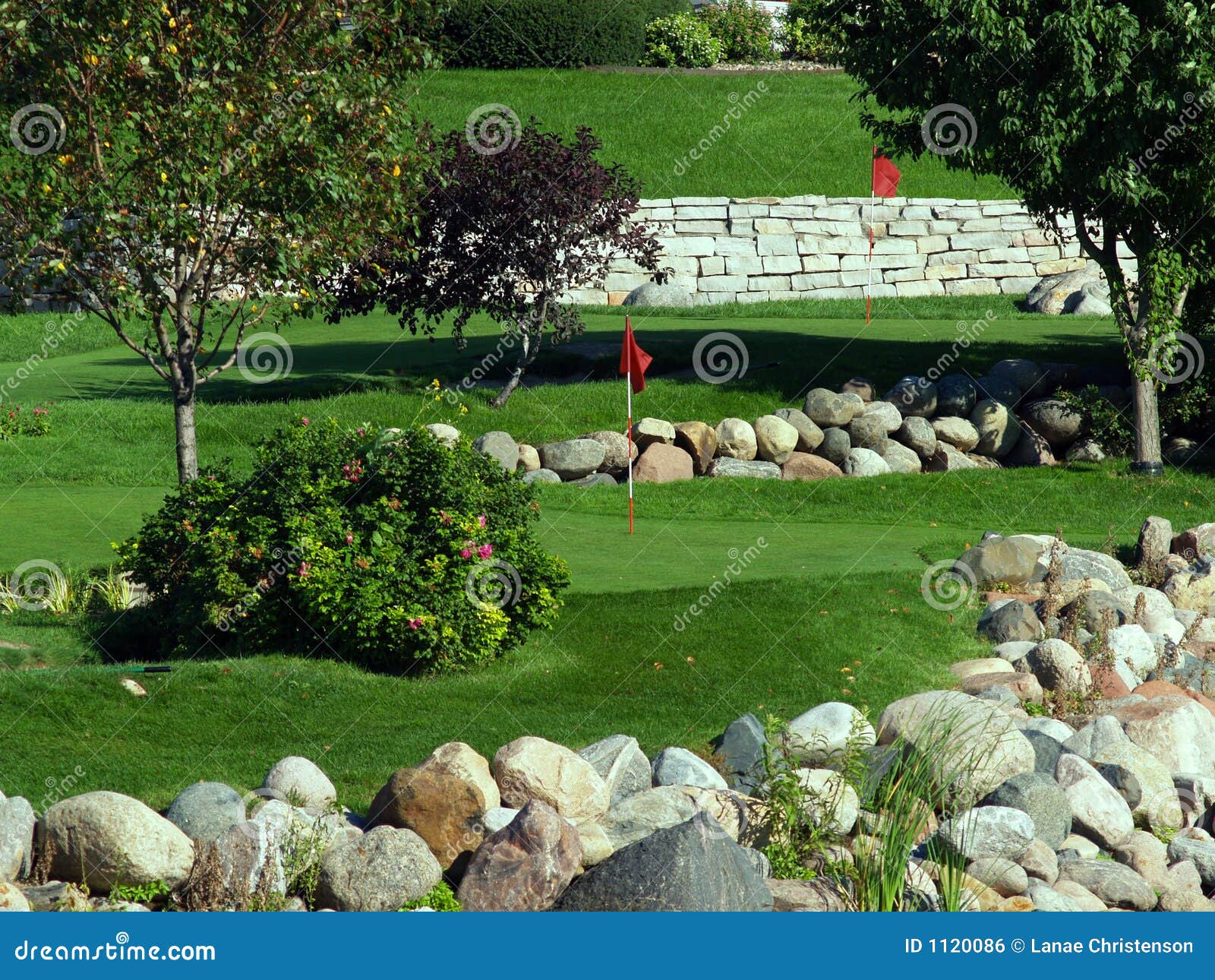 Small Golf Course 2 stock photo. Image of landscape, field - 1120086