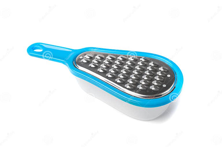Small Grater Isolated, Mini Cheese Grater with Plastic Container Stock ...