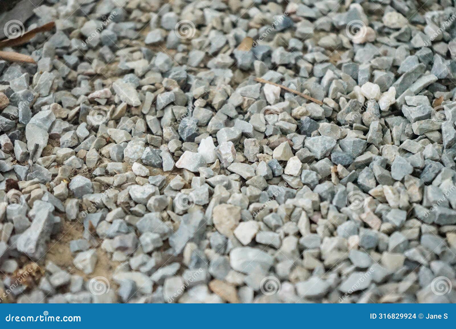 Gray Small Material on the Ground Stock Photo - Image of hard, natural ...