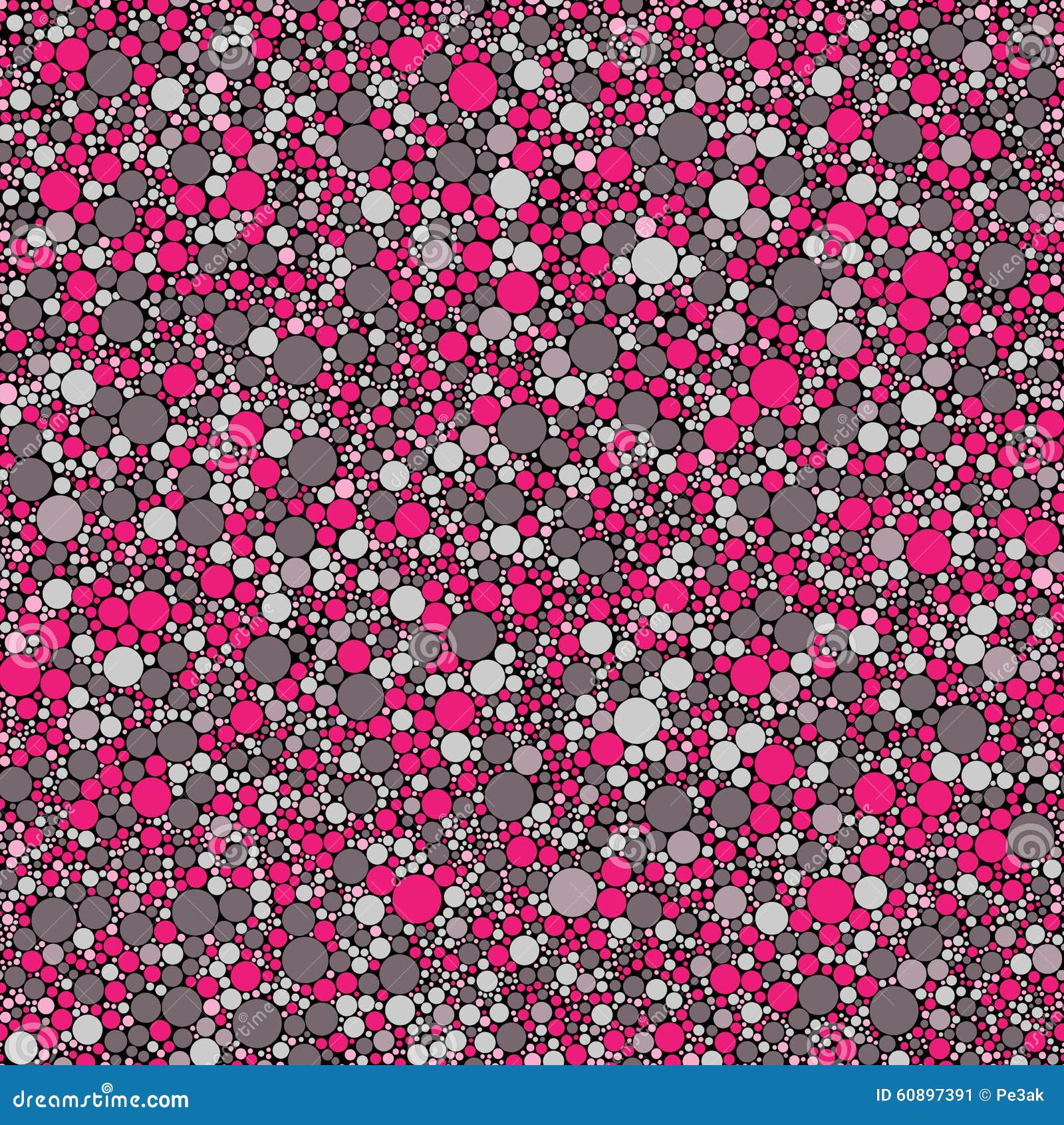 Small Gray Pink Circles Texture Background Stock Vector - Illustration ...