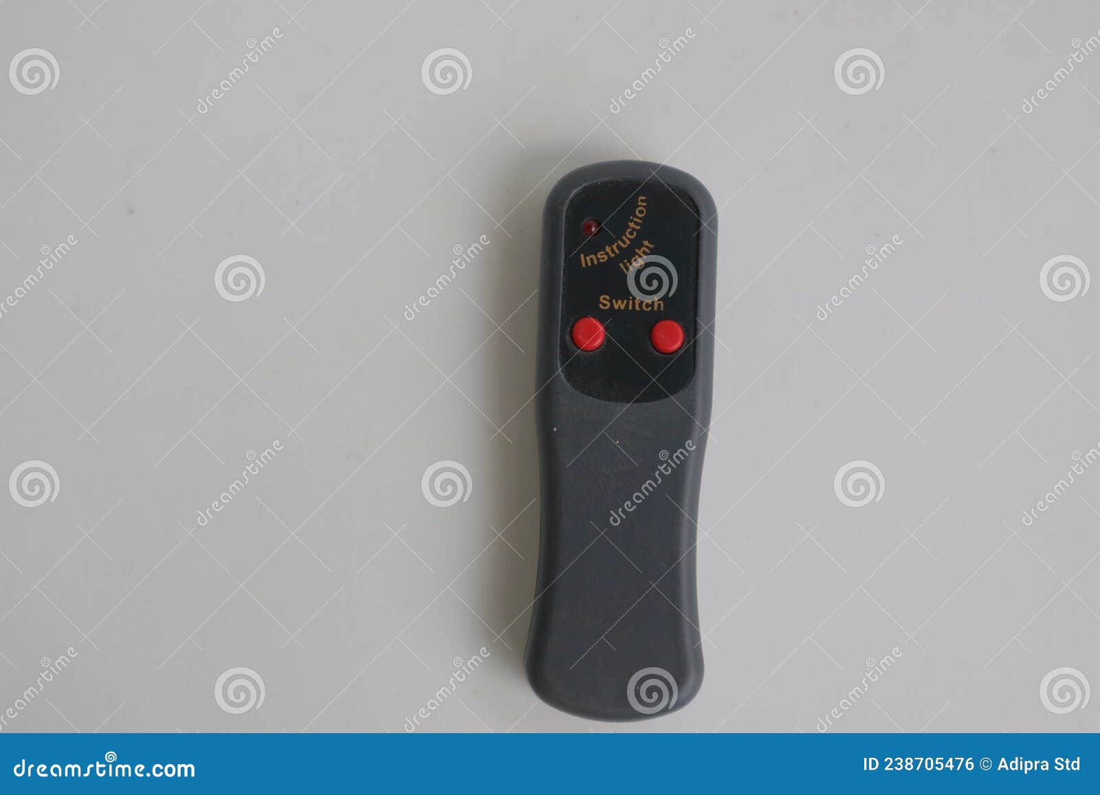 Small Gray Remote on a White Background Stock Photo - Image of home ...