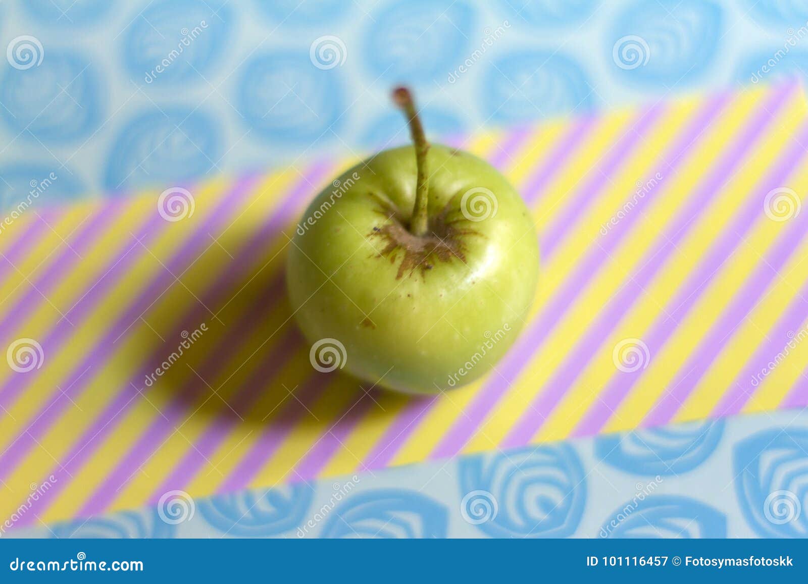Small green apple stock image. Image of fruit, healthy - 101116457