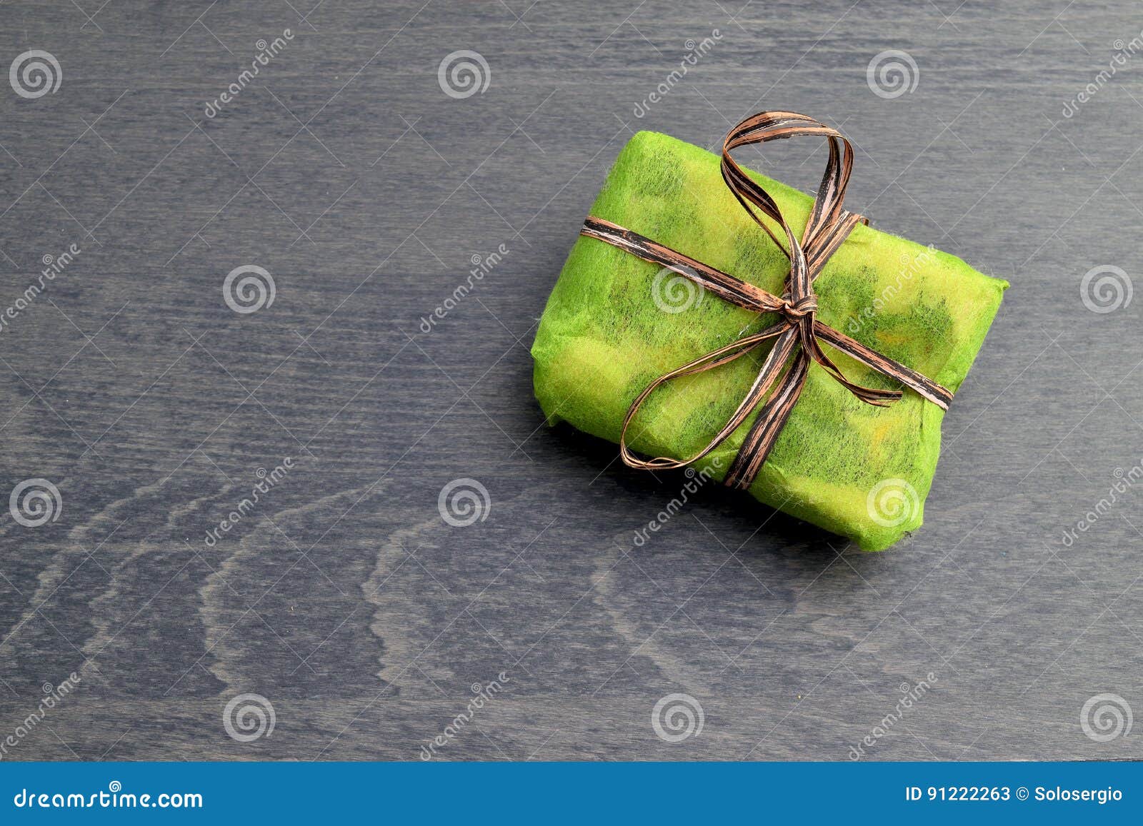 Small green gift boxes stock image. Image of material - 91222263
