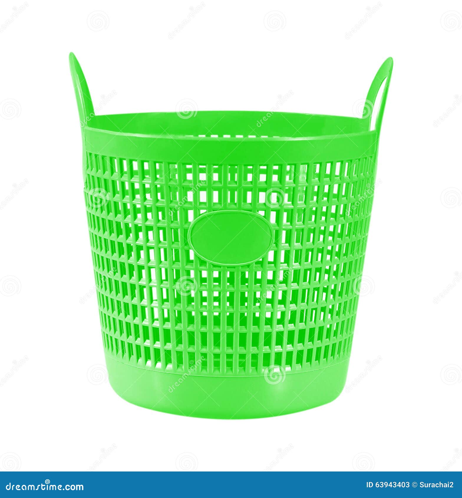 Small Green Plastic Basket on White Stock Image - Image of ecommerce ...