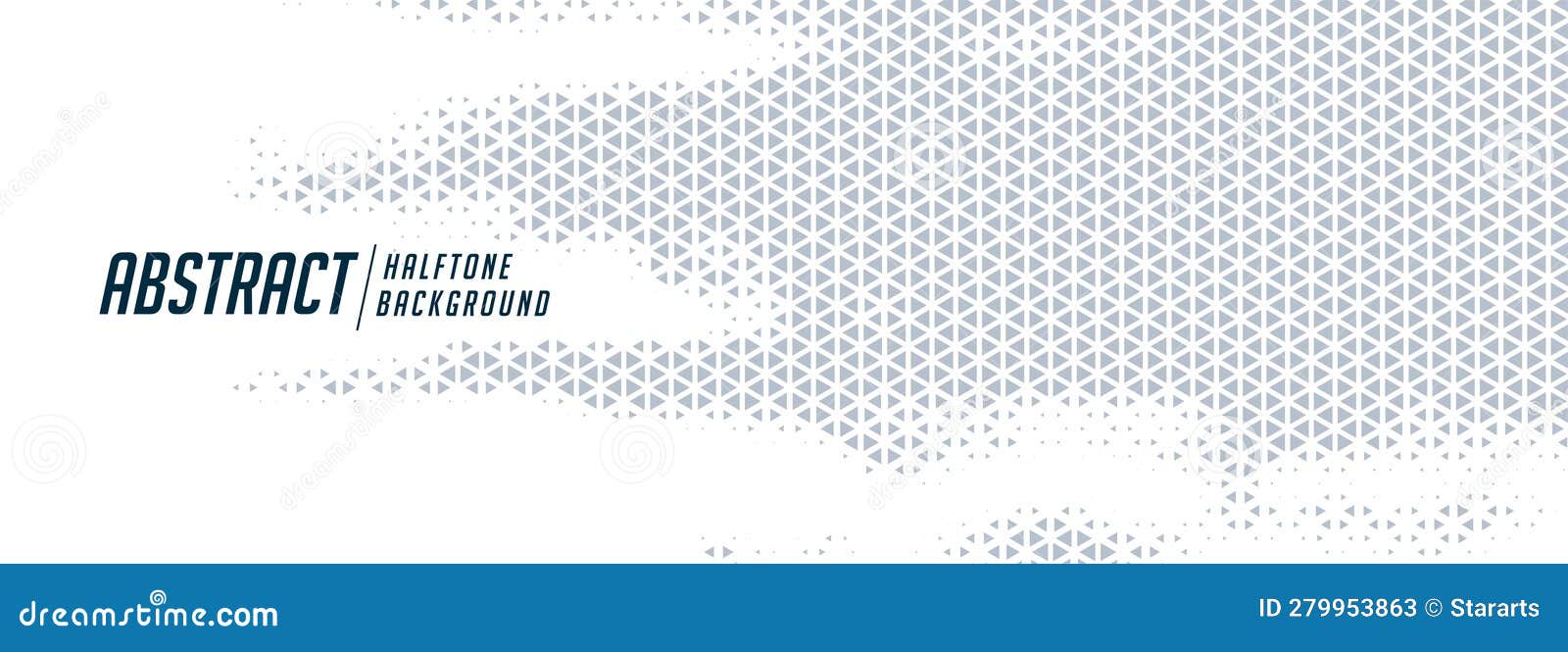 Small Grey Triangle Pattern White Banner Design Stock Illustration ...