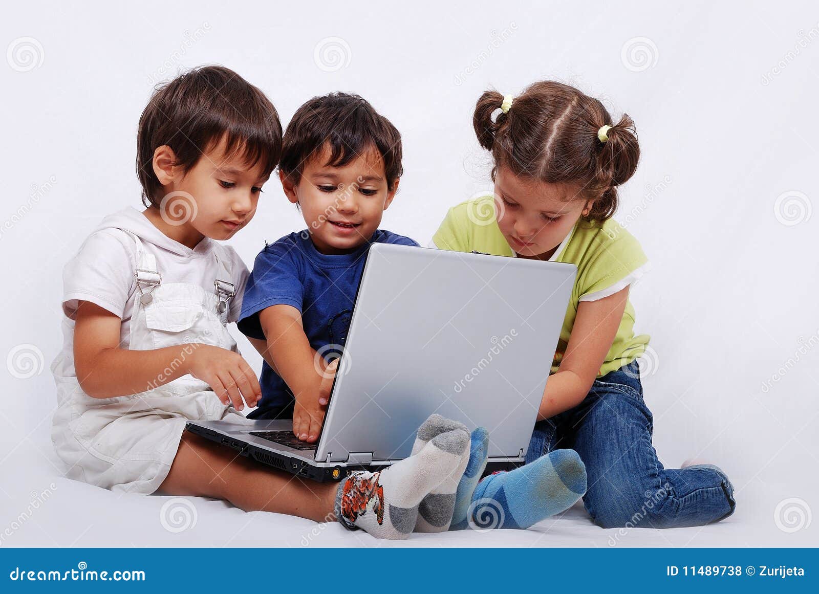 Small group of children stock photo. Image of childhood - 11489738