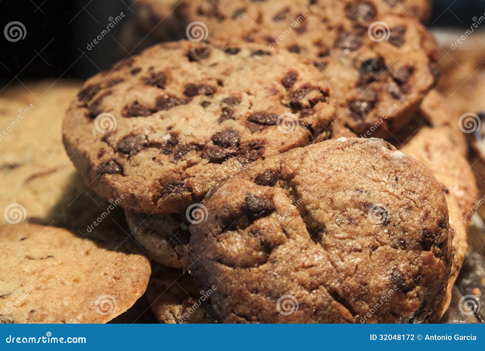 Small group of cookies stock photo. Image of front, view - 32048172