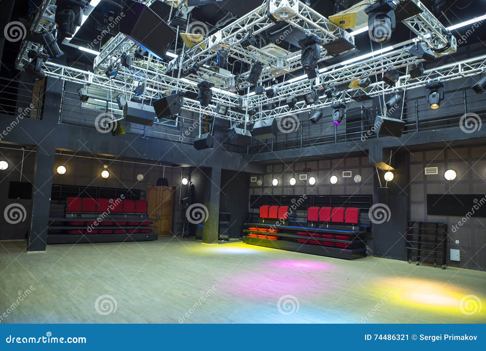 Small Hall of Chamber Theater Scene Stock Image - Image of stage, real ...