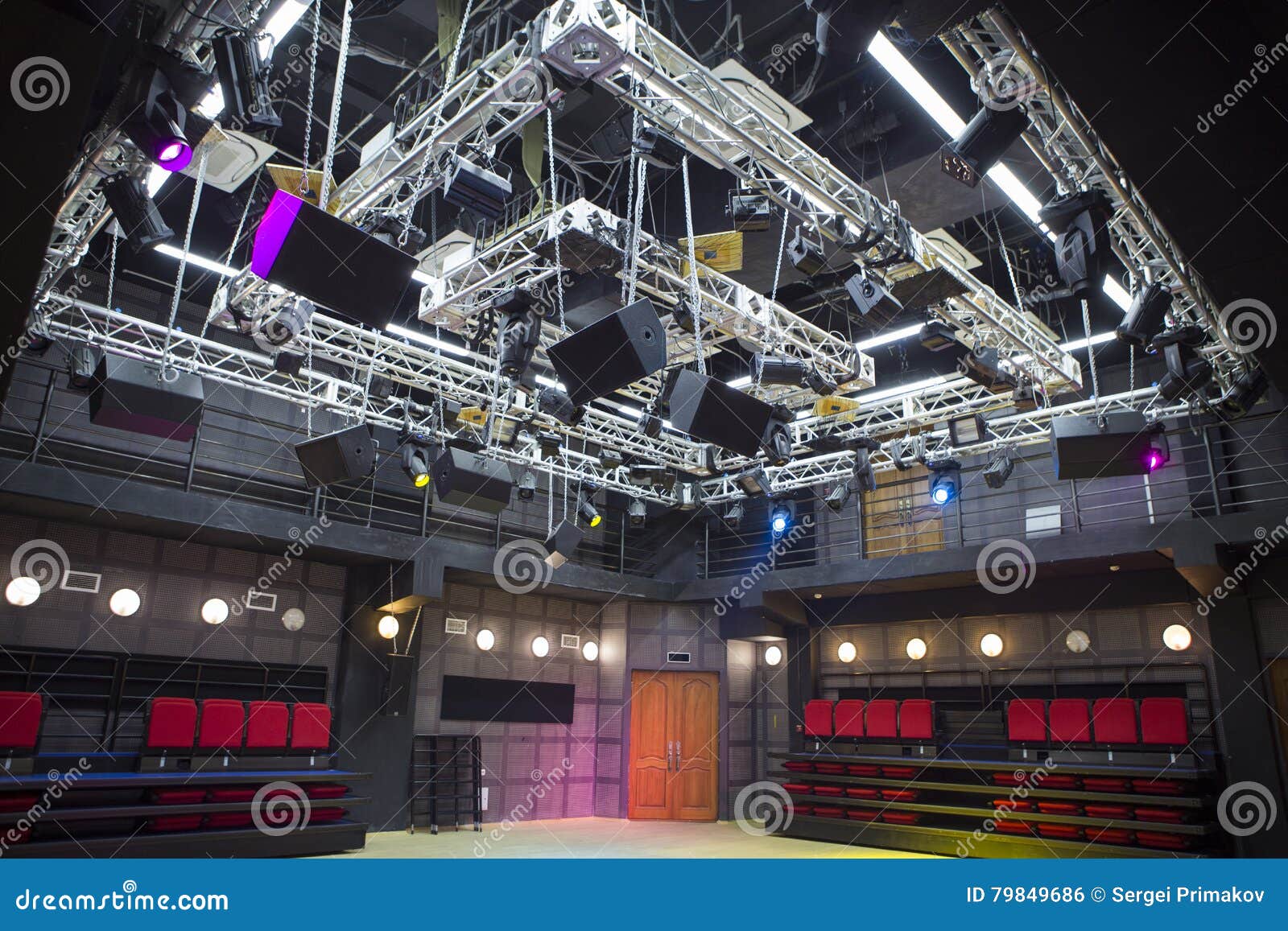 Small Hall of Chamber Theater Scene Stock Photo - Image of show, open ...