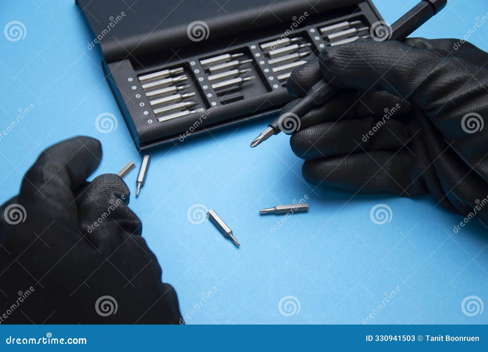 Small Hand Screwdriver with Interchangeable Tips, Screwdriver for DIY ...