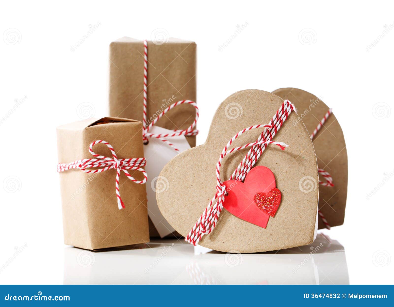 Small Handmade gift boxes stock photo. Image of christmas - 36474832