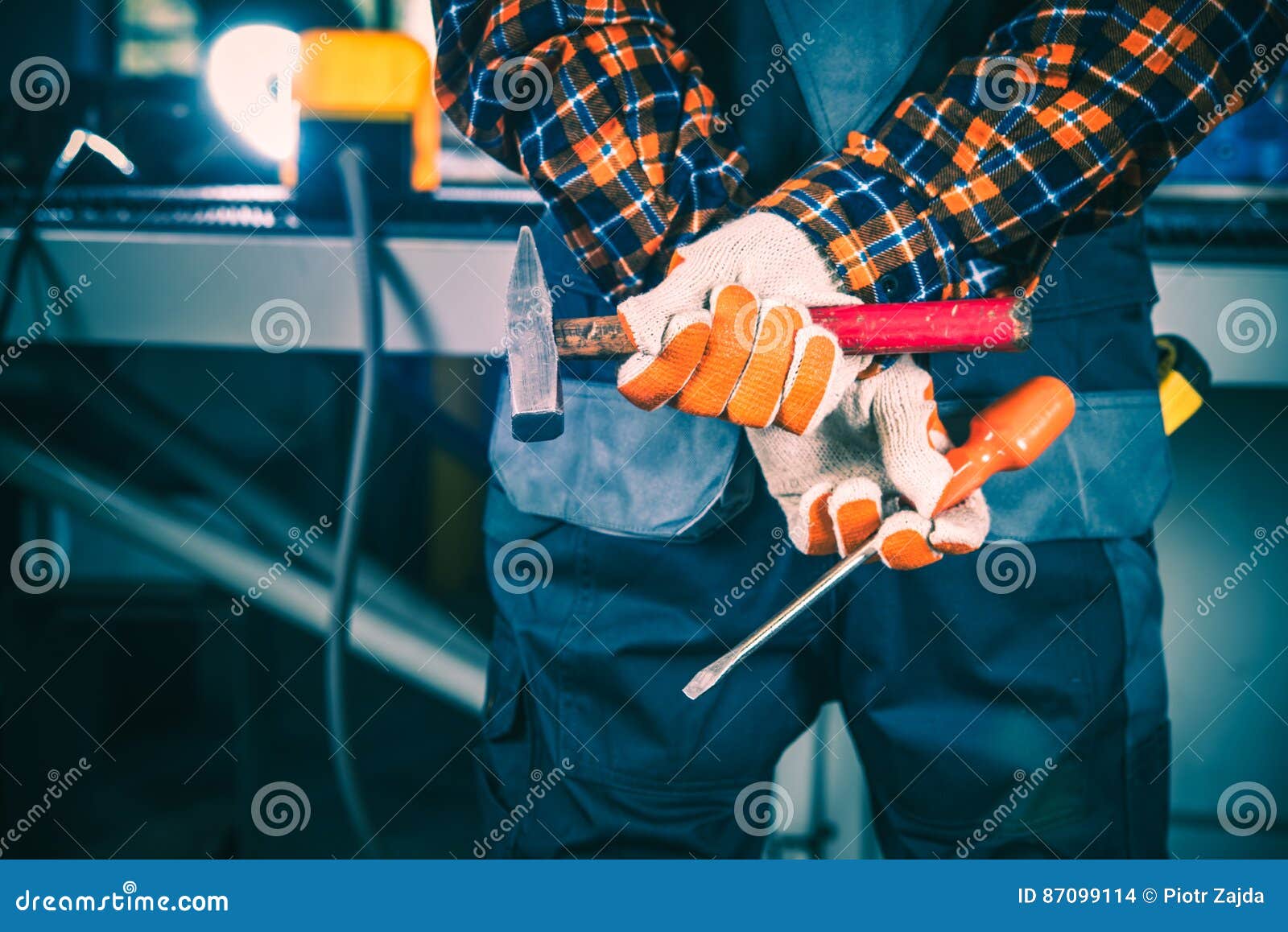 Small Handyman Works stock photo. Image of working, profession - 87099114