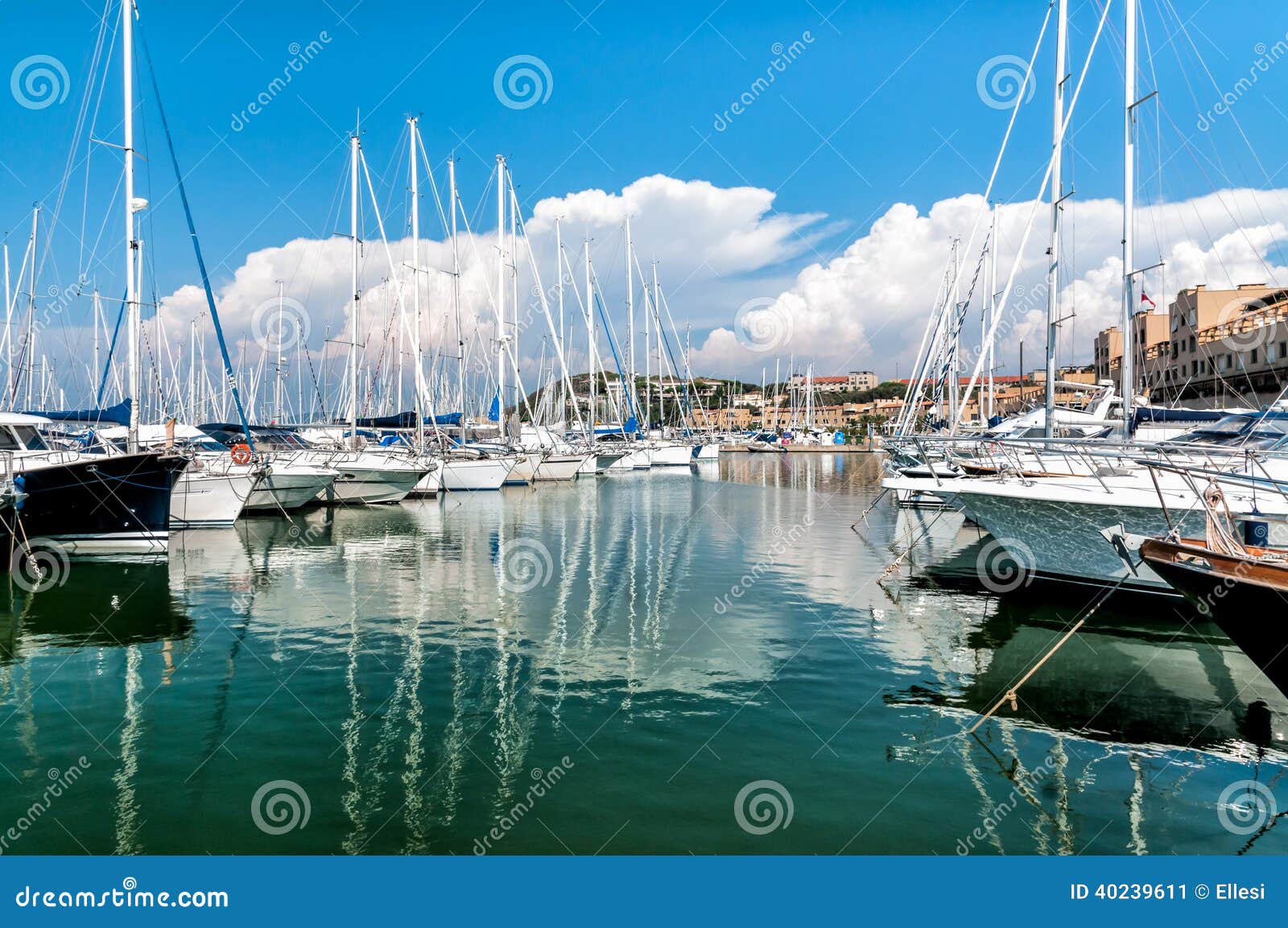 The Small Harbor of Punta Ala in the Province of Grosseto in Tuscany ...