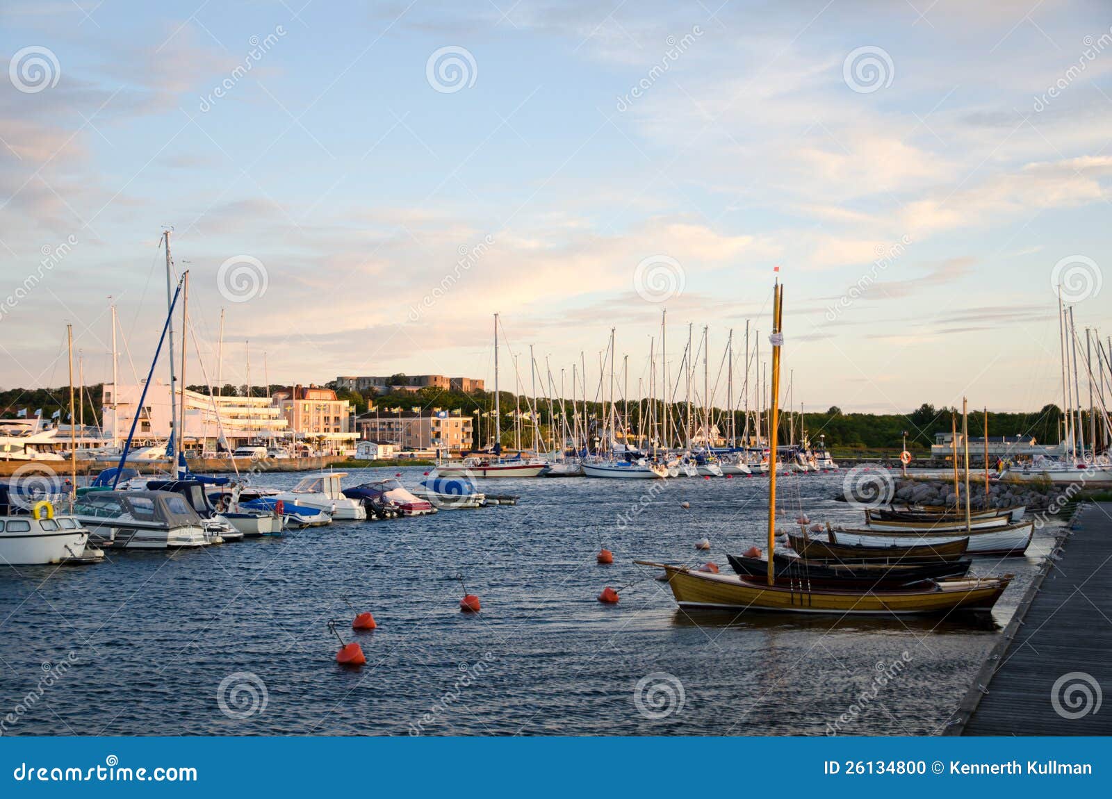 Small harbour stock photo. Image of scene, sailboat, sail - 26134800