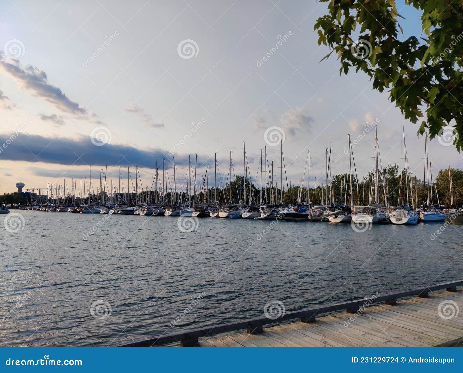 Small Harbour and Waterfront Stock Photo - Image of channel, coast ...