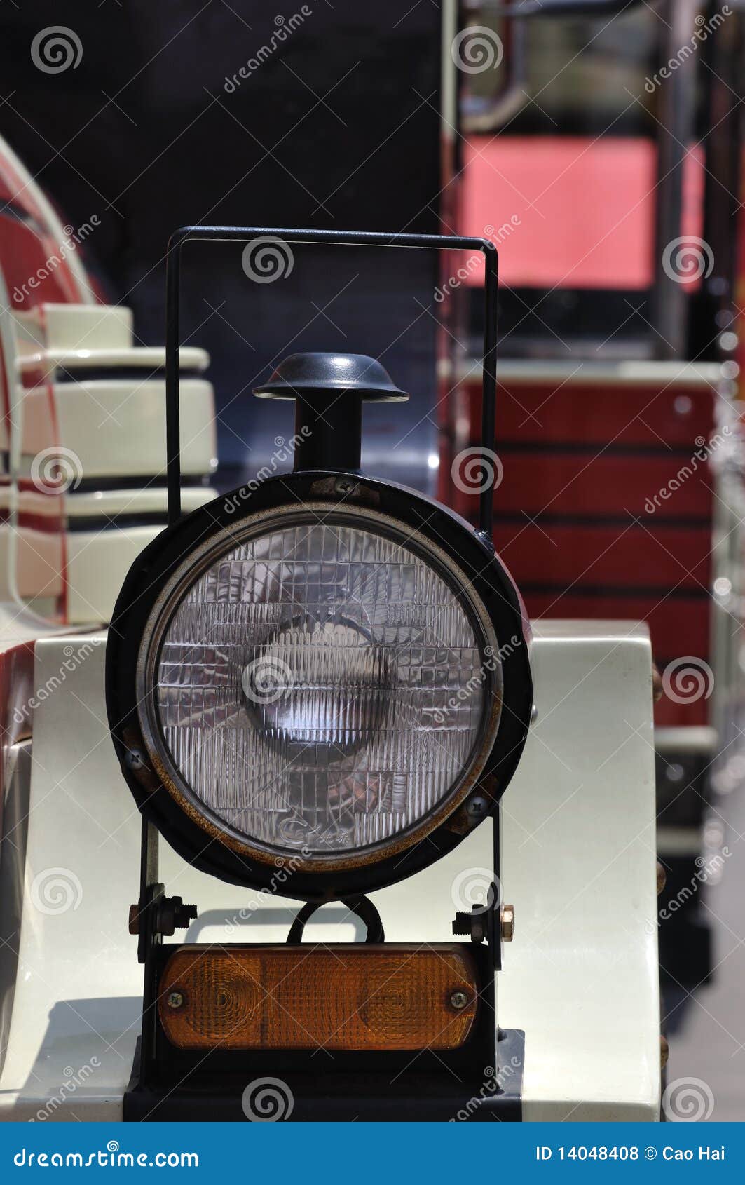 Small head light of train stock photo. Image of shape - 14048408