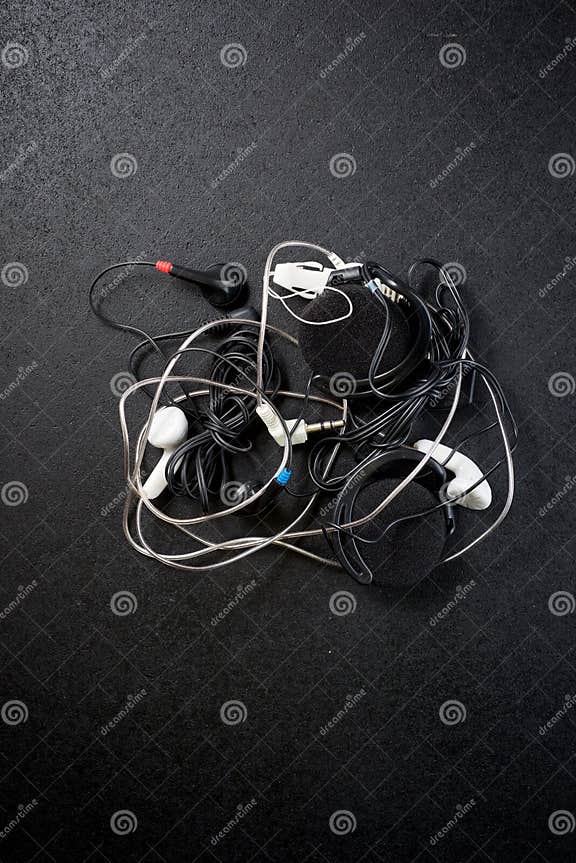 Small headphones view stock photo. Image of entertainment - 174840344