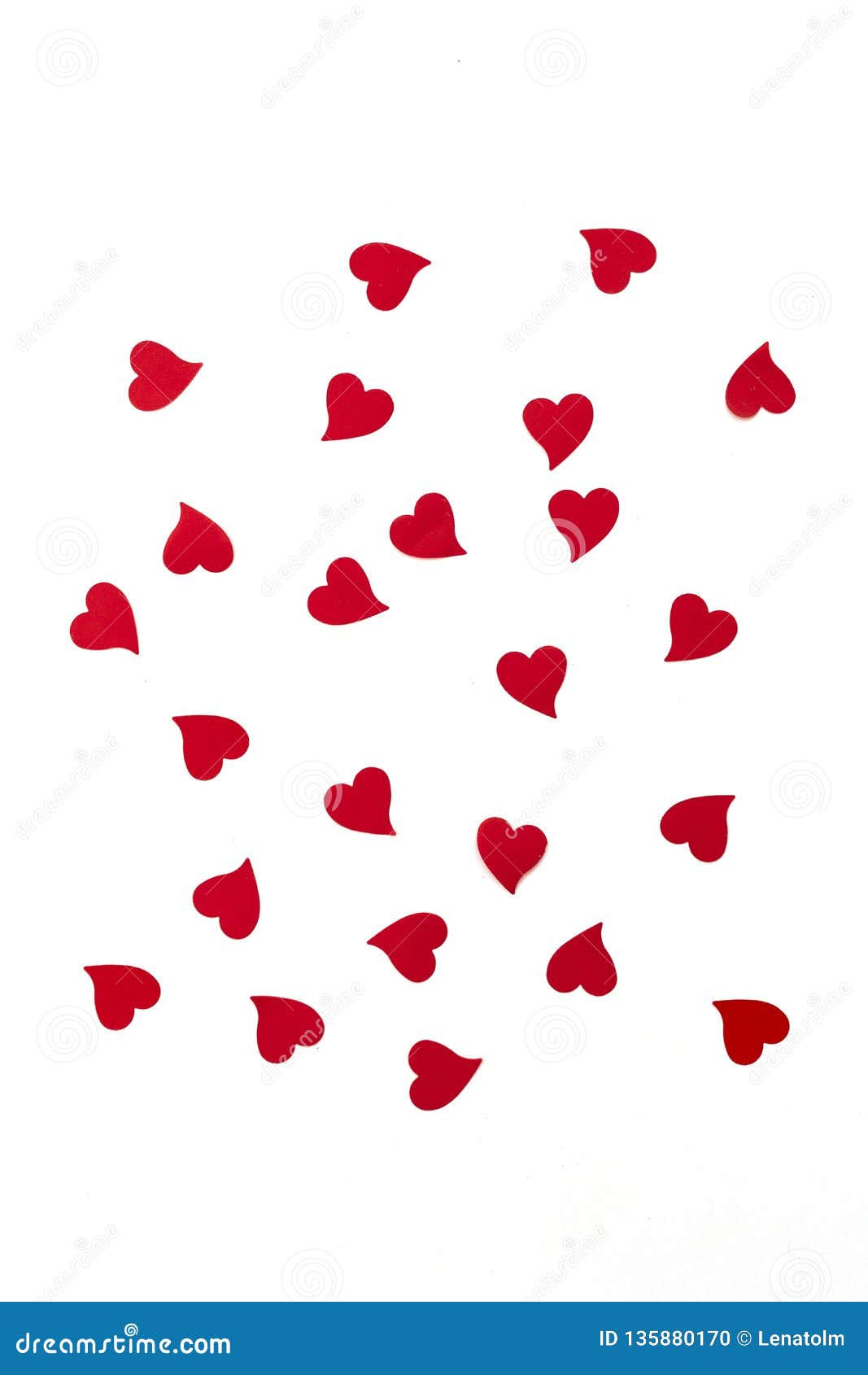 Small Hearts As Symbol of Love Stock Photo - Image of back, paper ...