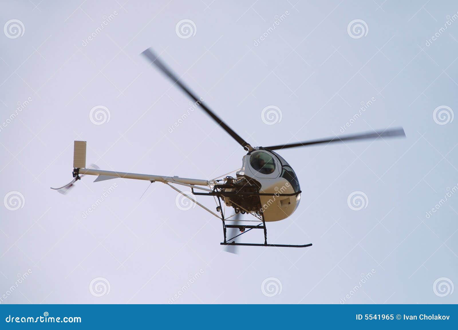 Small helicopter stock image. Image of hovering, small - 5541965