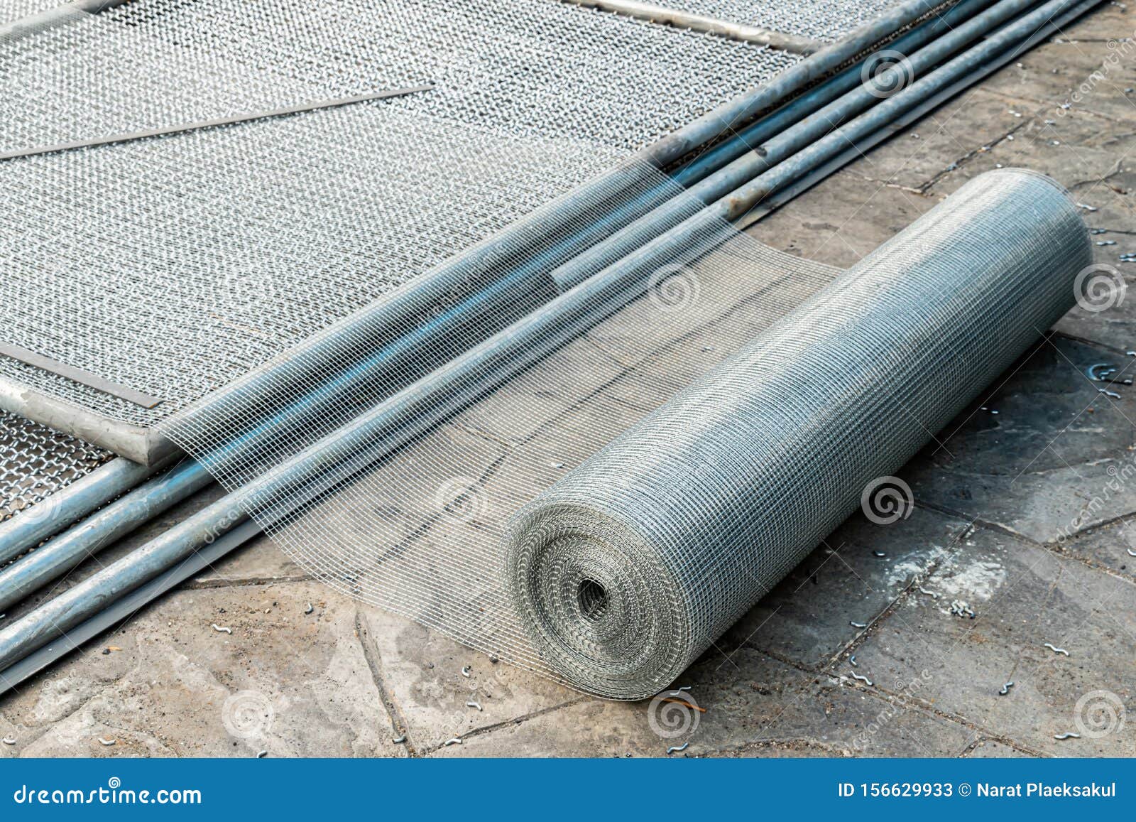 Small Hole Wire Mesh for Birds Cage Stock Image - Image of pattern ...