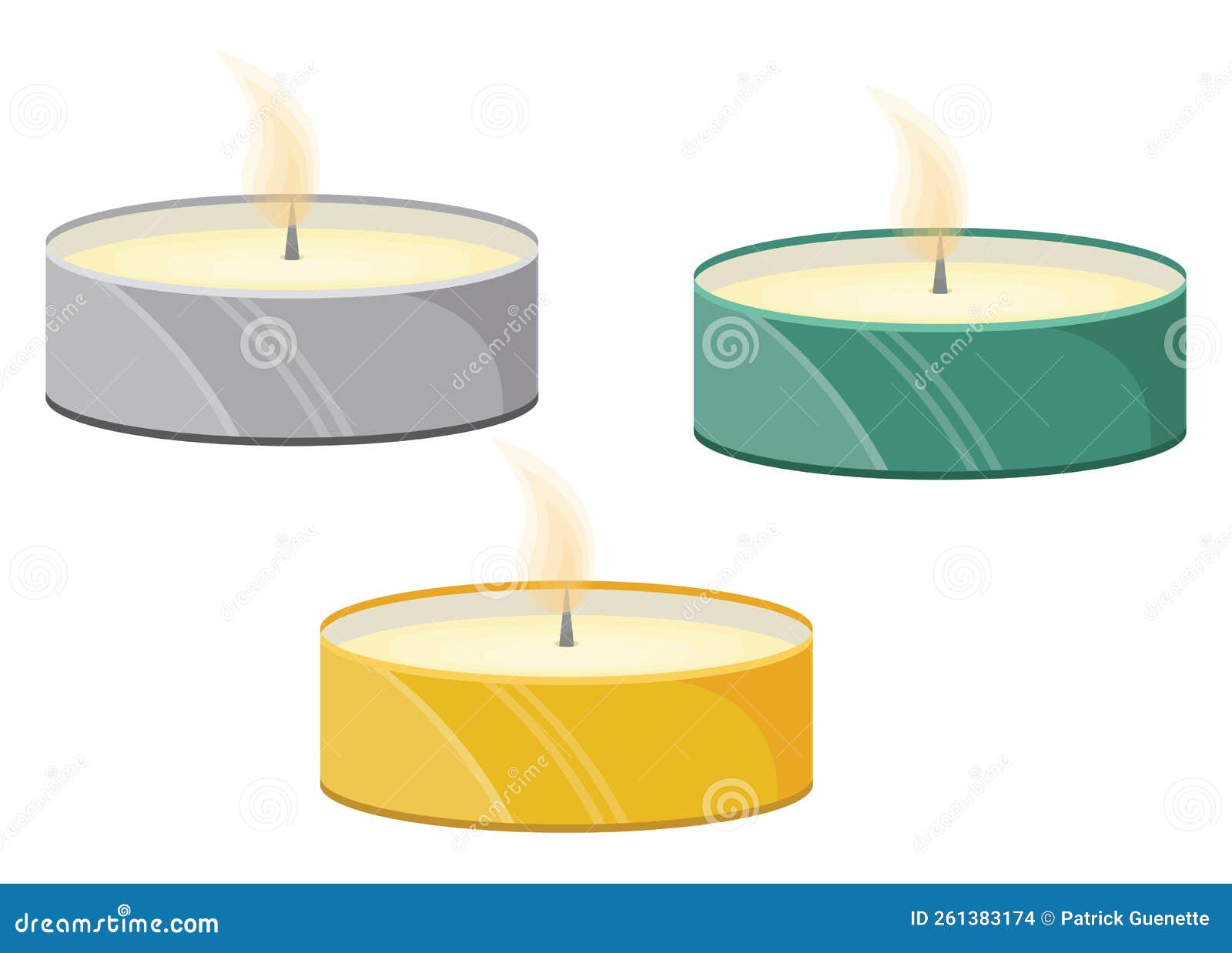Small Holiday Candles, Icon Stock Vector - Illustration of design ...