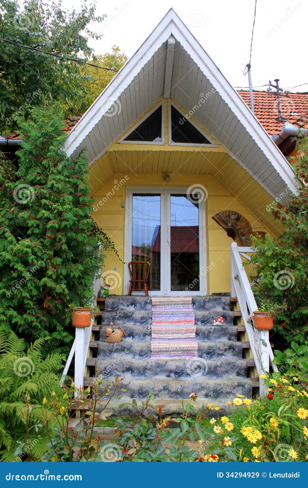 Small house stock image. Image of white, grill, term - 34294929