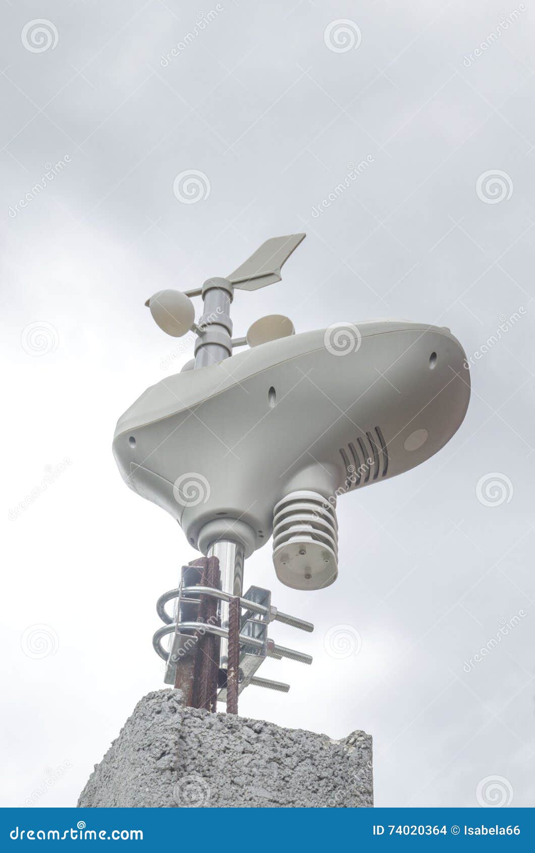 Small Home Wireless Weather Station Stock Photo - Image of ring, device ...