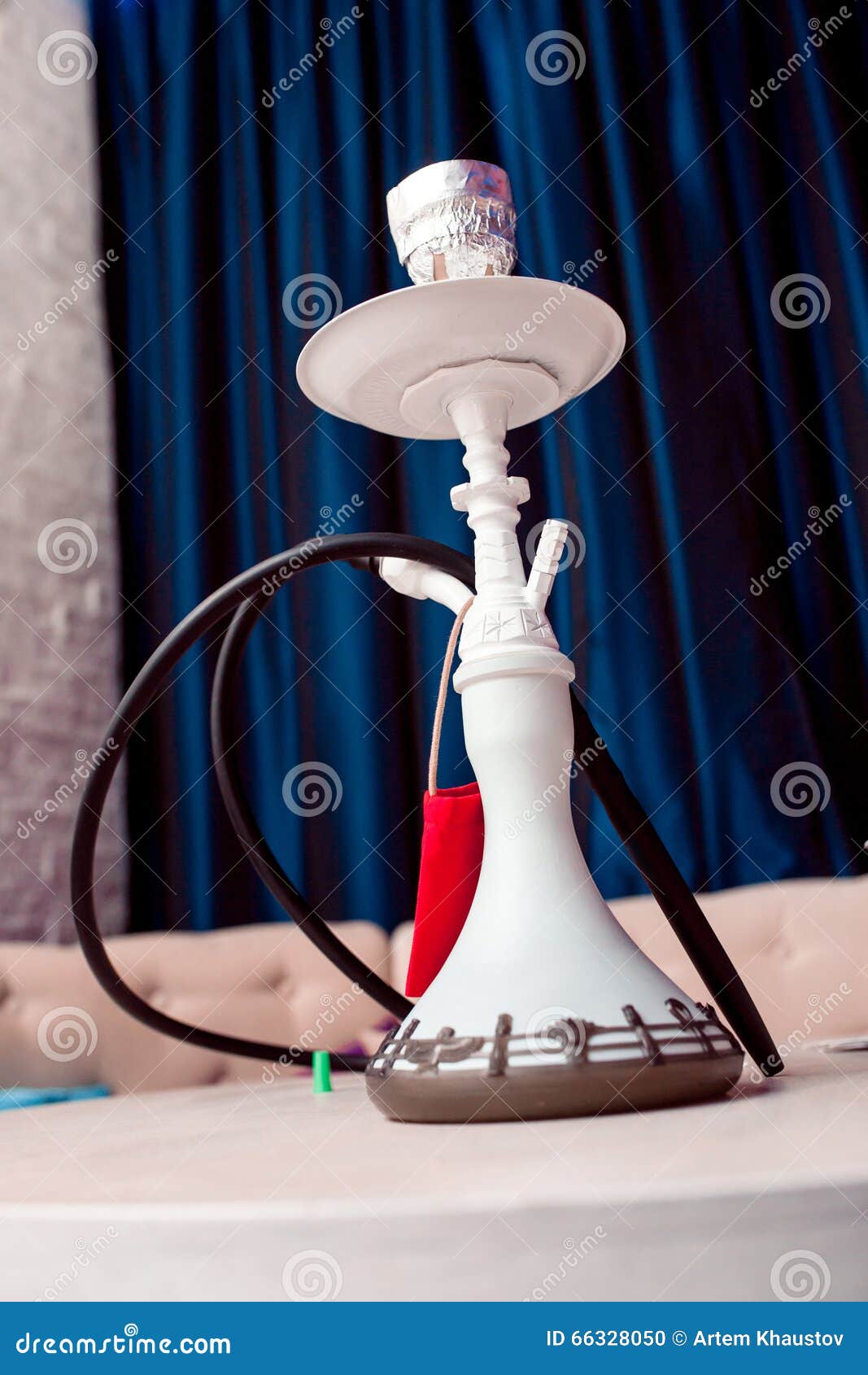 Small Hookah Pipe, Also Known As a Shisha Stock Photo - Image of brick ...