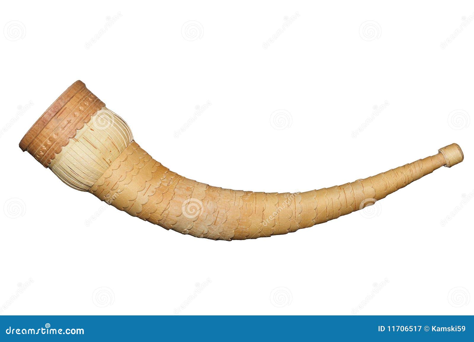 Small Horn from a Birch Bark Stock Image - Image of cover, birch: 11706517