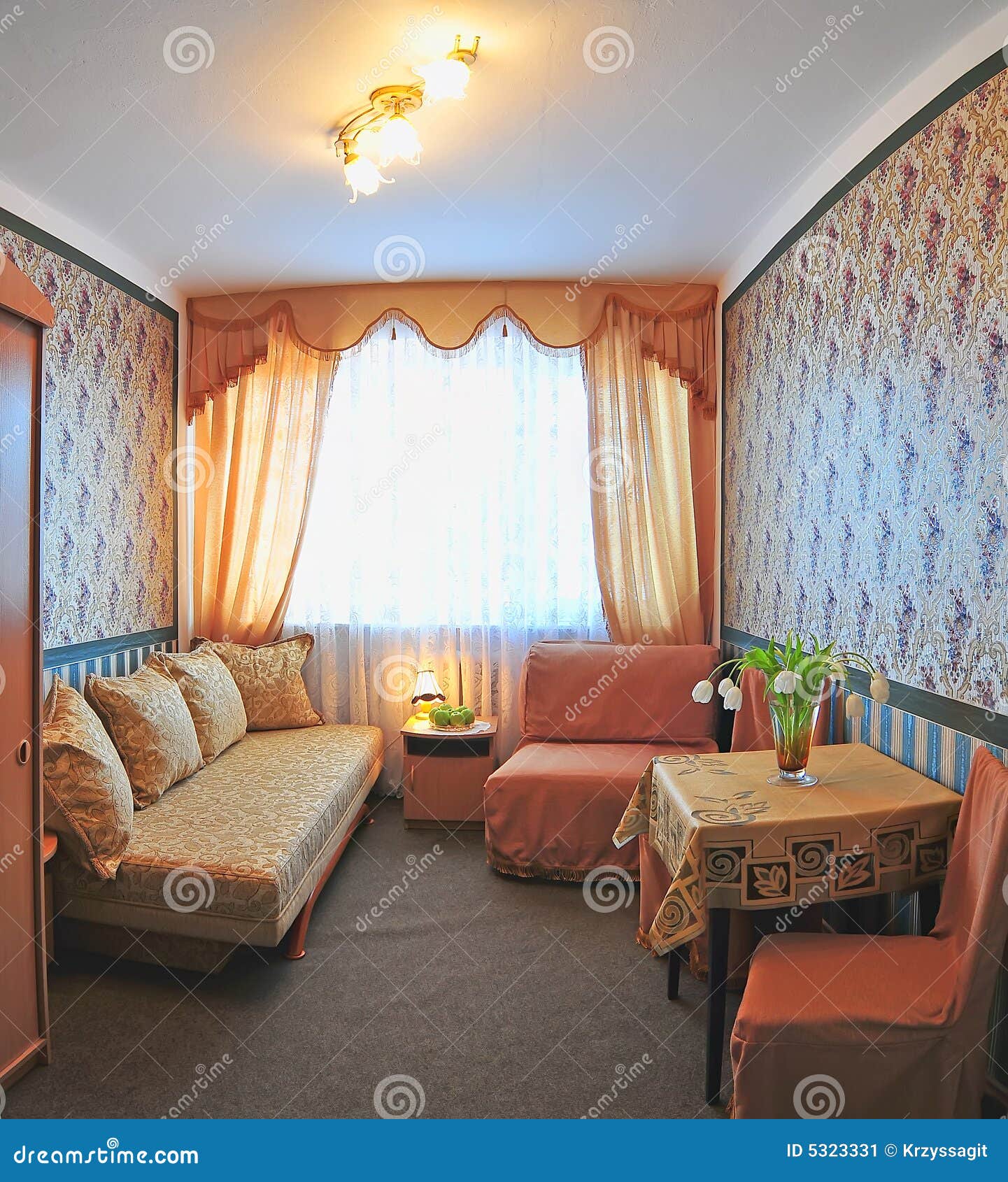 Small hotel room stock image. Image of seats, floor, hotel - 5323331