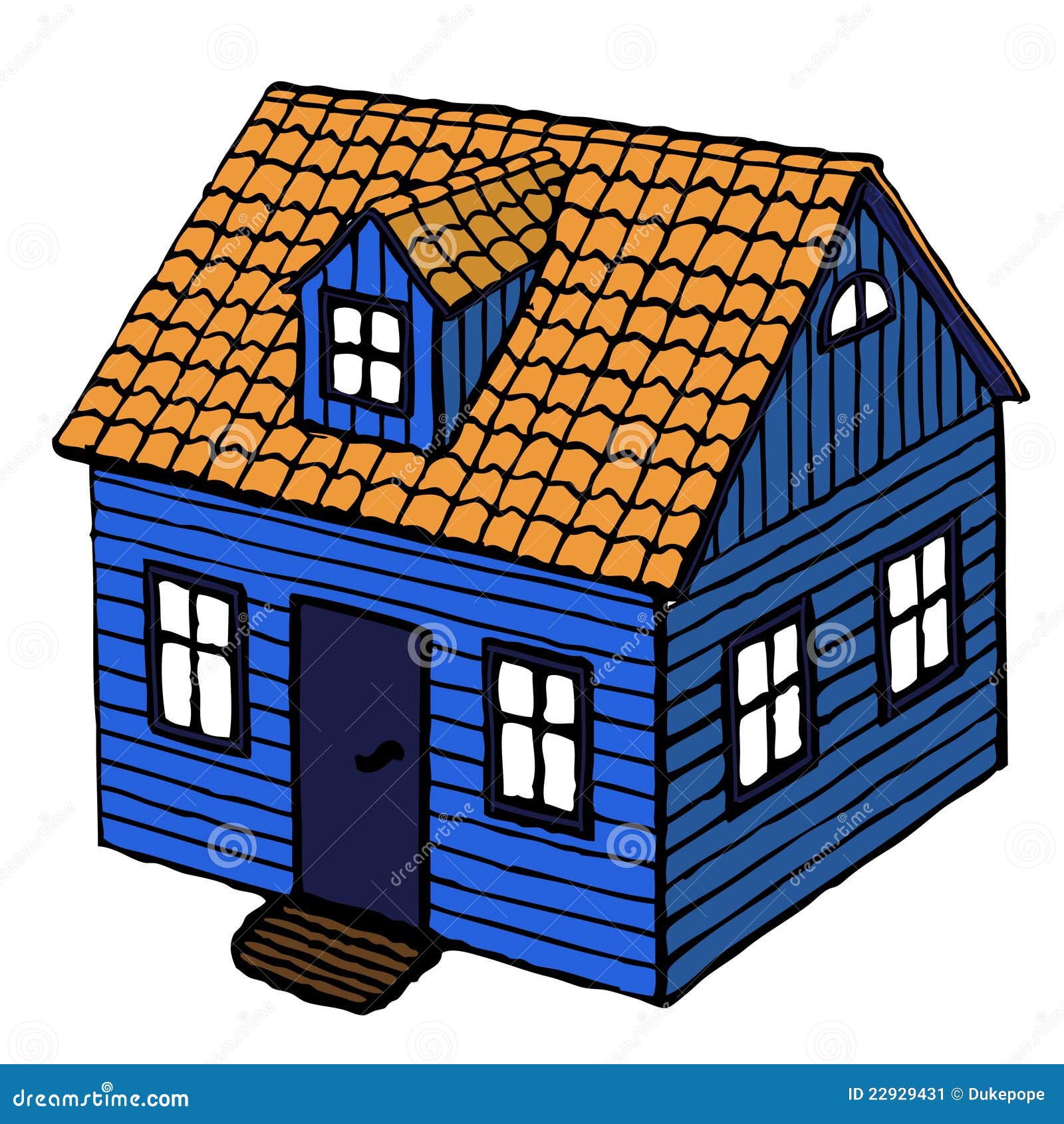 Small House stock vector. Illustration of house, home - 22929431