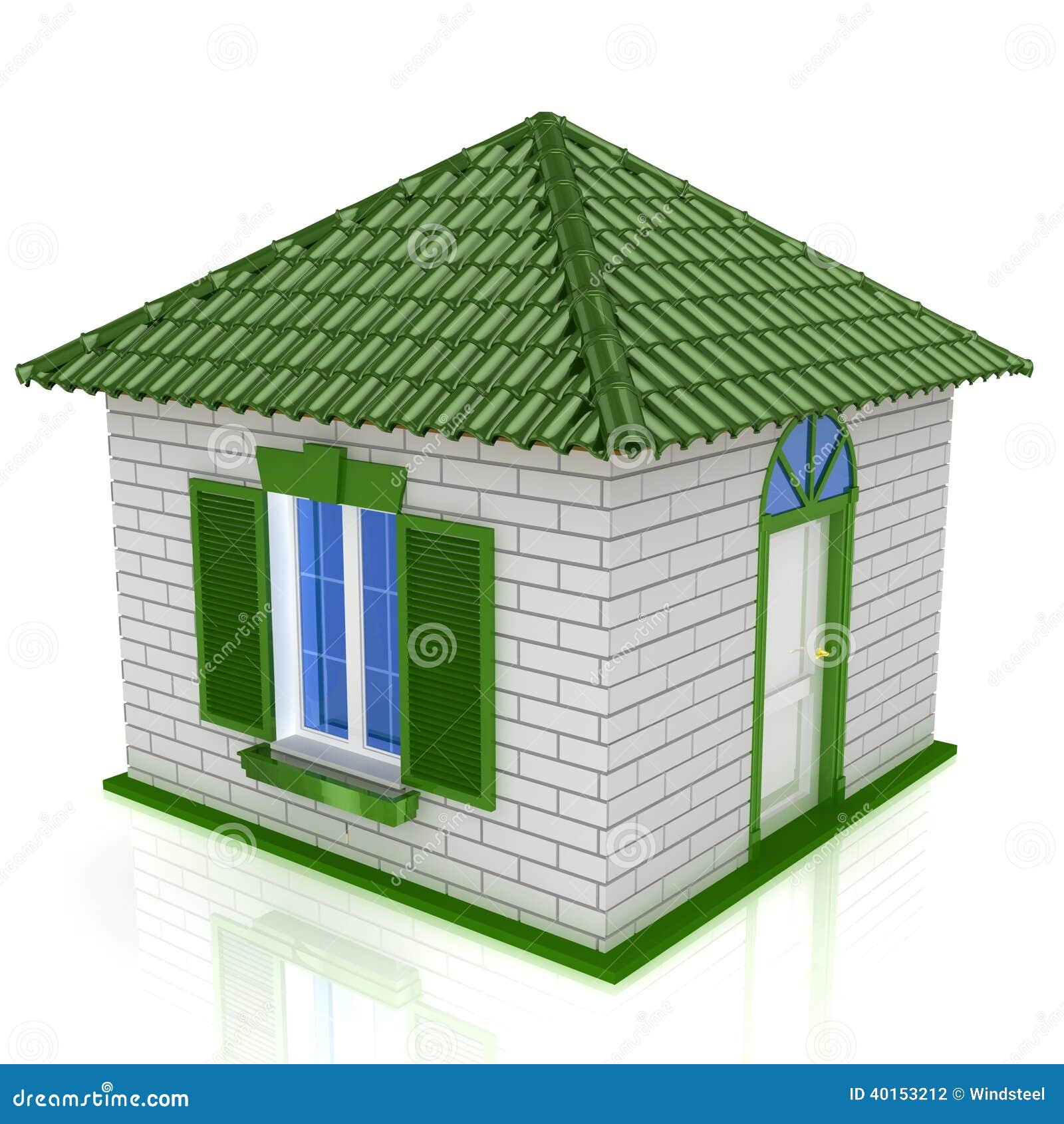 Small house stock illustration. Illustration of object - 40153212