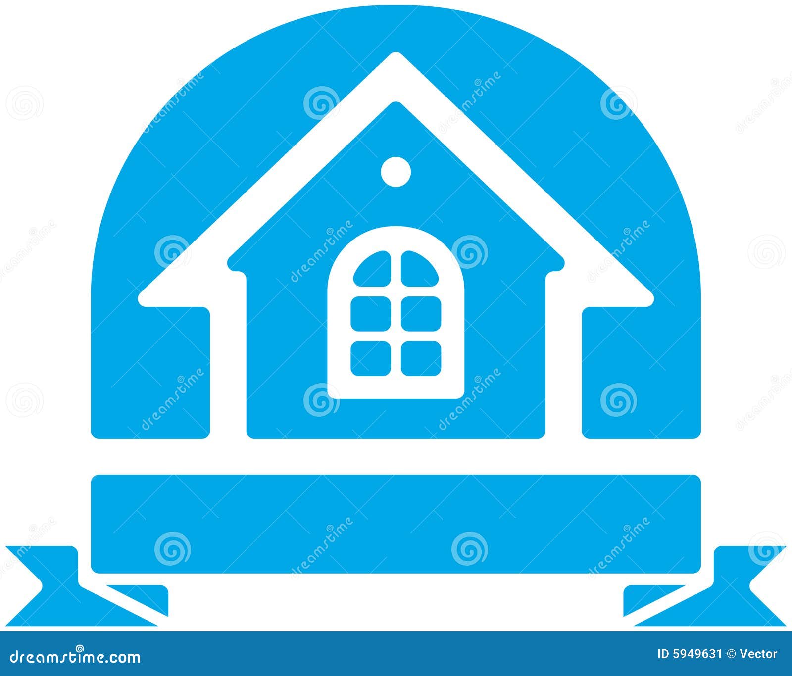 Small house vector logo stock vector. Illustration of symbol - 5949631
