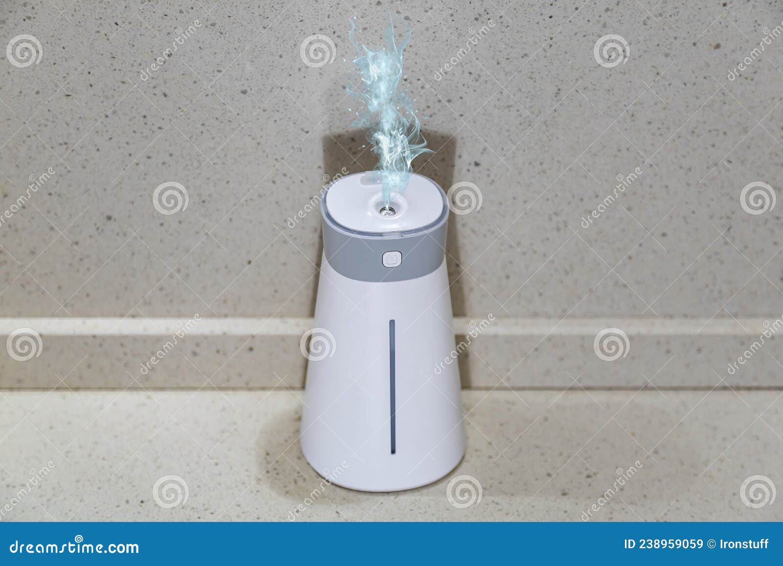 Small Interior Humidifier Made of White Plastic Stock Image - Image of ...